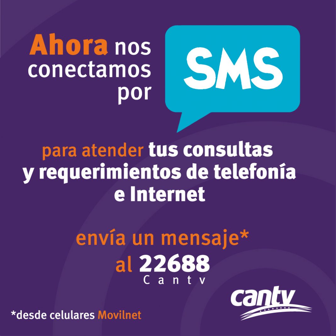 Cantv activa servicio SMS para reportar averías y saldos ...