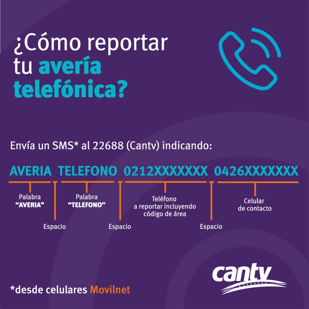 Cantv activa servicio SMS para reportar averías y saldos ...