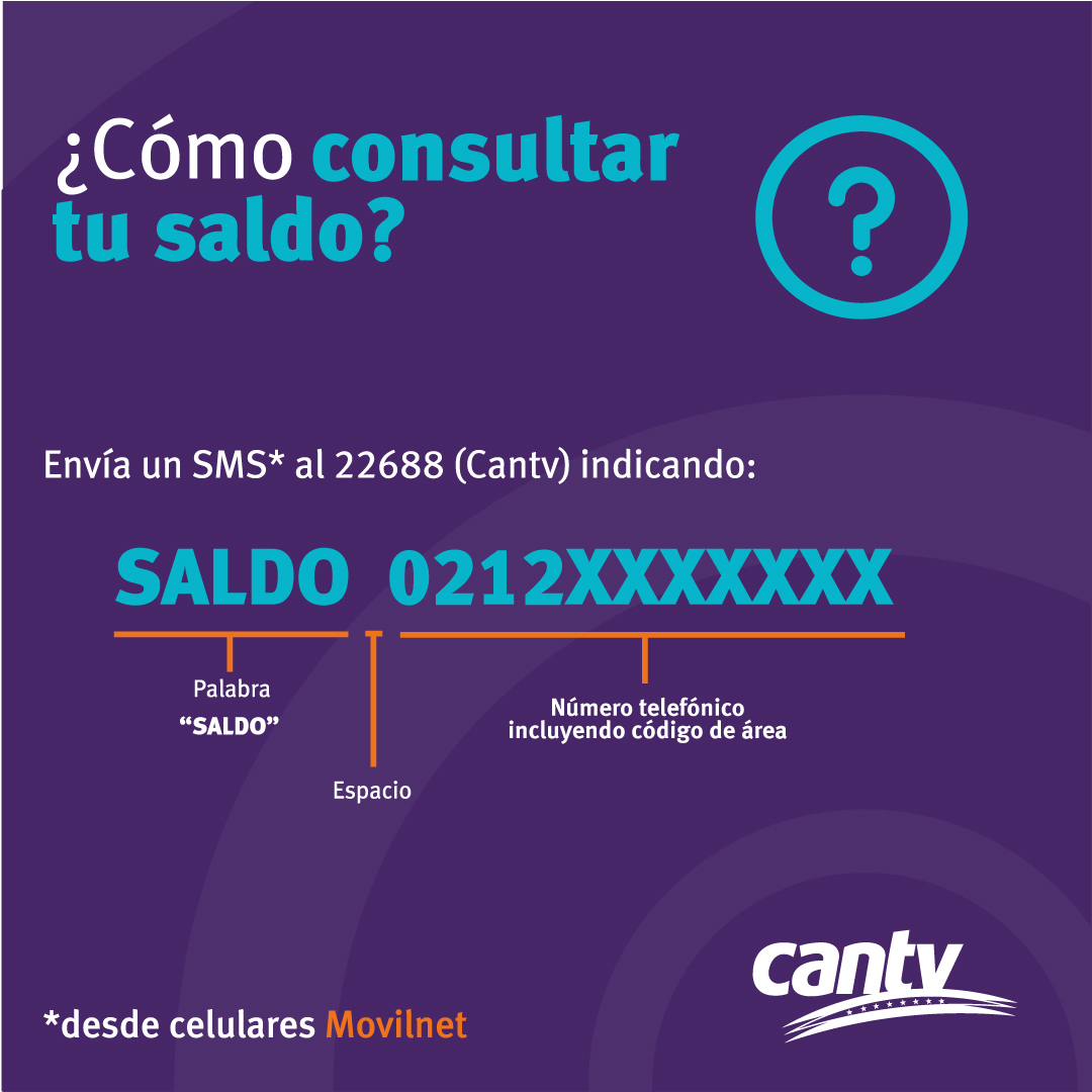 Cantv activa servicio SMS para reportar averías y saldos ...